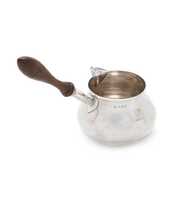 Bonhams : A George III silver brandy sauce pan, by Peter & Anne Bateman ...