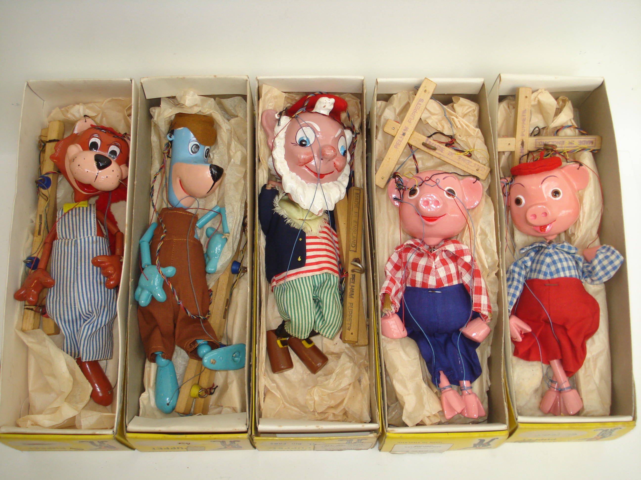 Pinky and Perky Pelham Puppets: Great - auctions & price archive