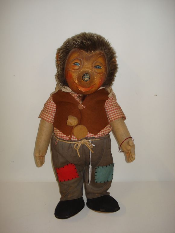 Bonhams : 'Mecki' Steiff Hedgehog, 1950's