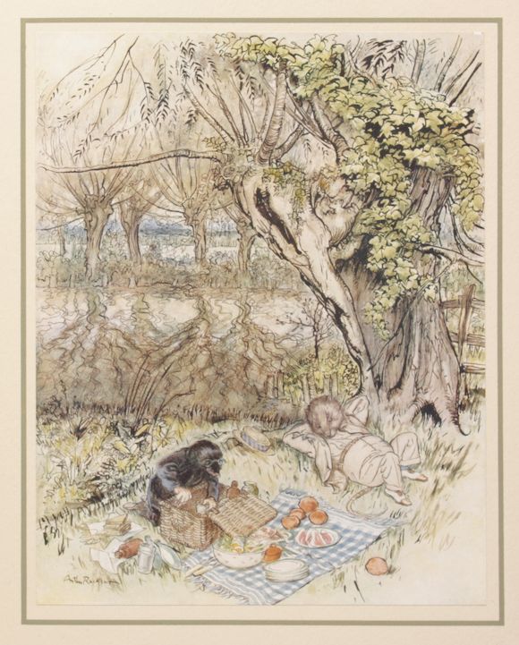 Bonhams : RACKHAM (ARTHUR) GRAHAME (KENNETH) The Wind in the Willows ...