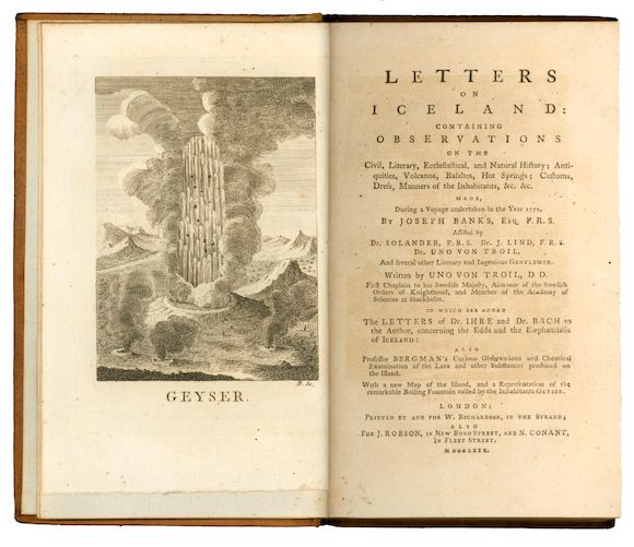 Bonhams : ICELAND TROIL (UNO von) Letters on Iceland