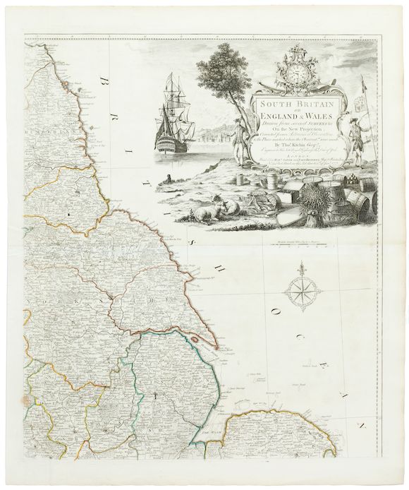 Bonhams : ENGLAND AND WALES KITCHIN (THOMAS) South Britain or England ...