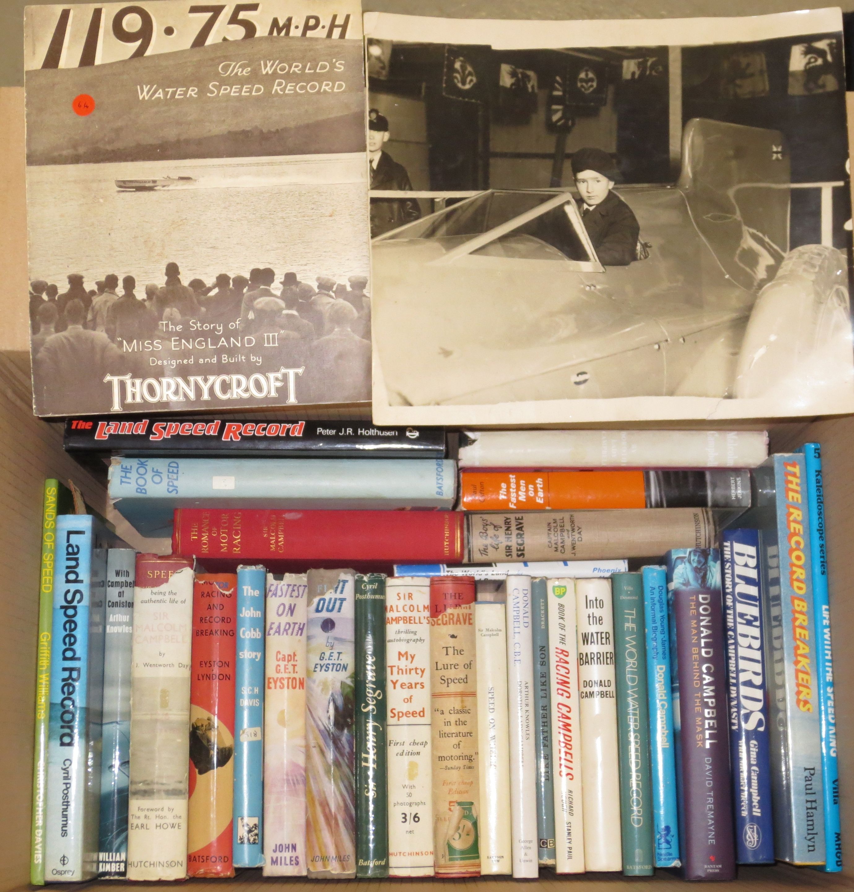 Bonhams Cars : Books relating to Land and Water Speed Records,