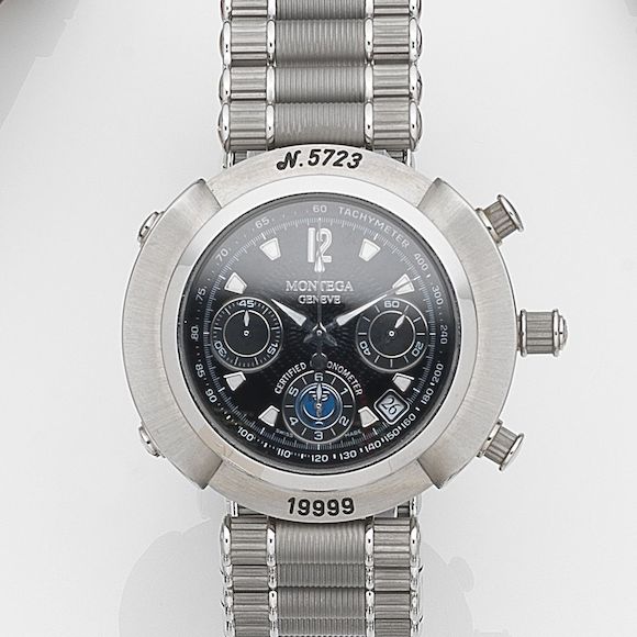 Bonhams : Montega. A stainless steel automatic calendar chronograph ...
