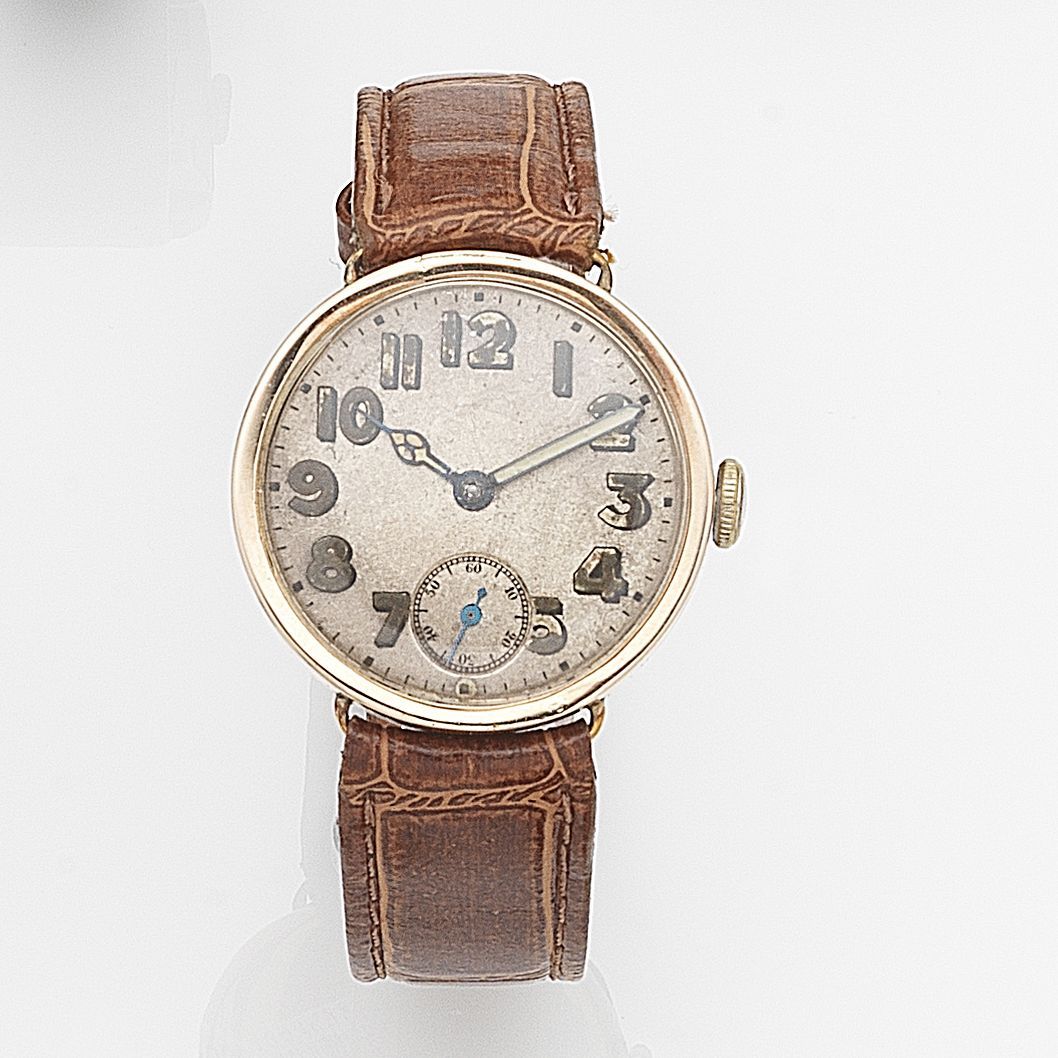 Bonhams : Rolex. A 9ct rose gold manual wind wristwatchRef309, Circa 1925