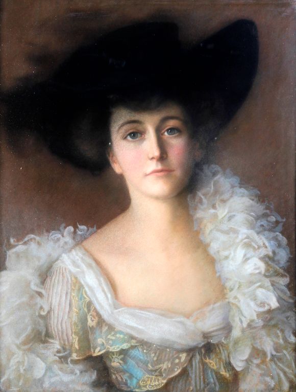 Bonhams : British School, (circa 1890's) Portrait of Cecilia Elizabeth ...