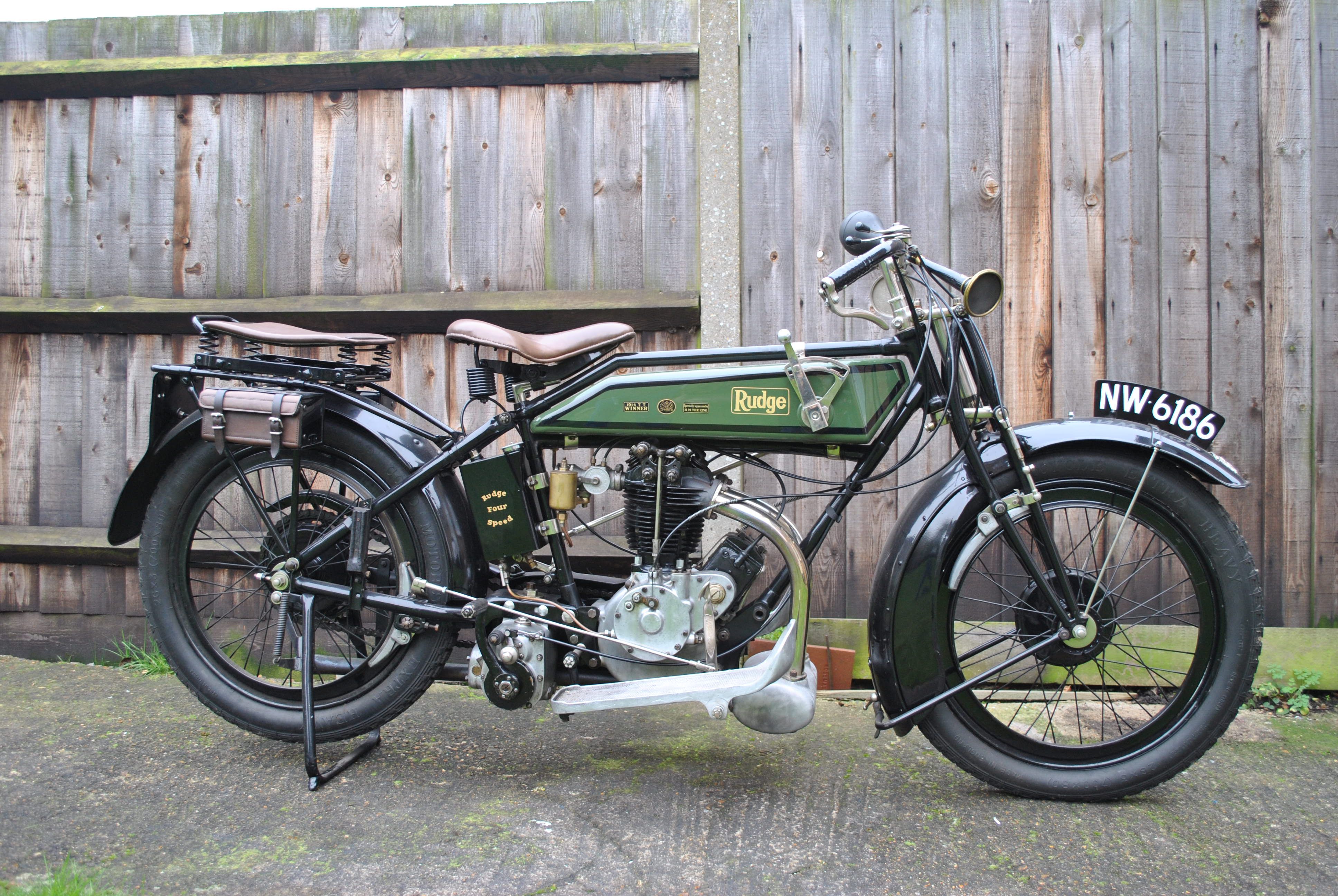 1925 Rudge 499cc 4 Valve, 4 Speed Registration no. NW 6186 Engine no ...