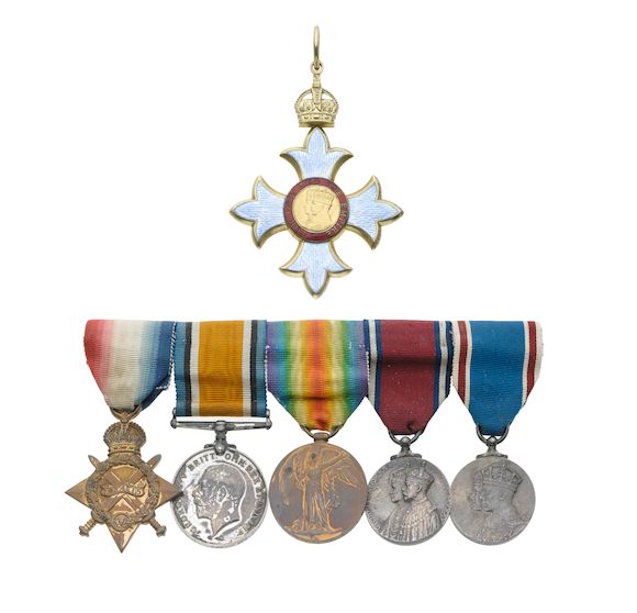 Bonhams : A Second World War C.B.E. and group of five to Air Commodore ...