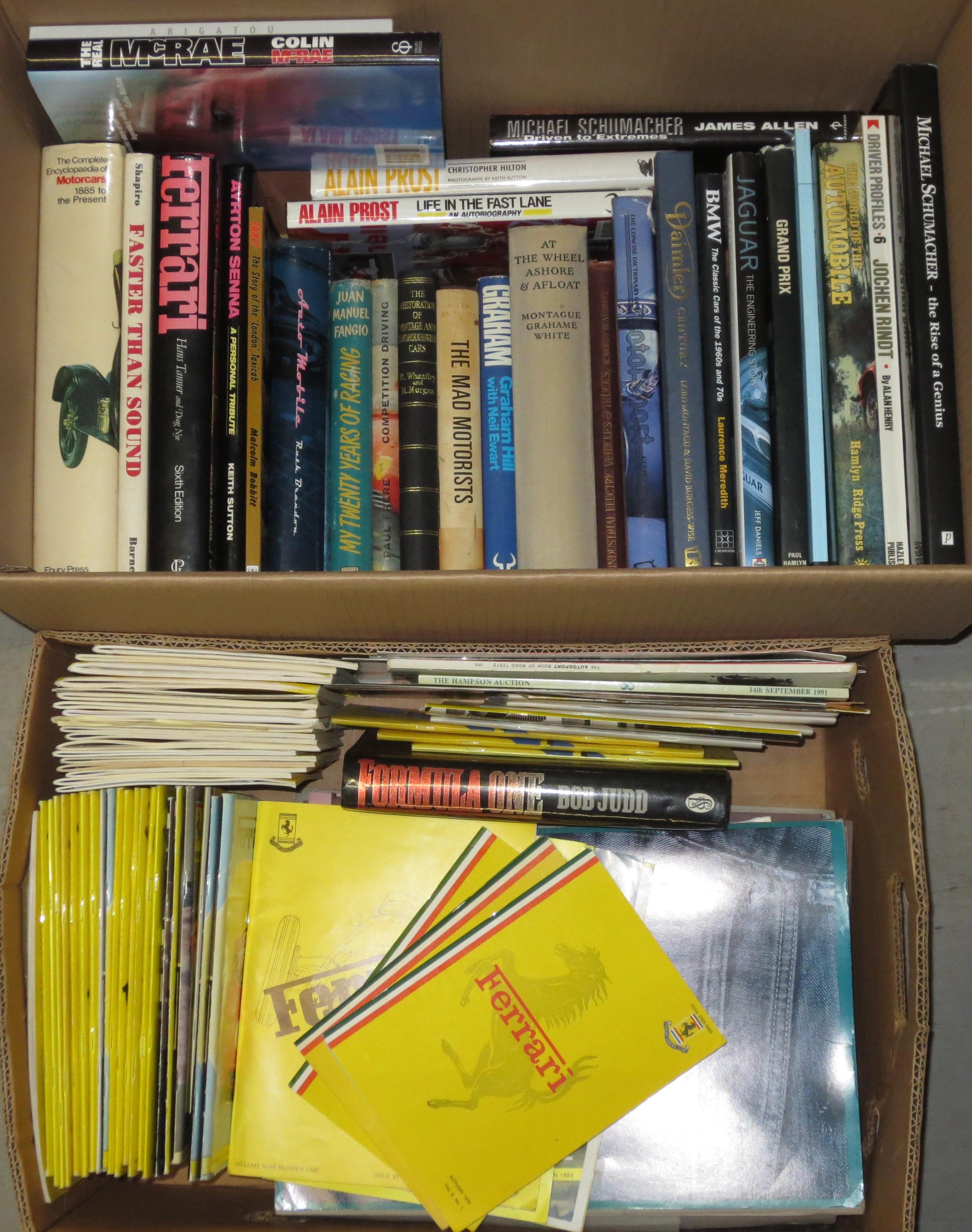 Bonhams Cars Assorted Motoring Books And Literature