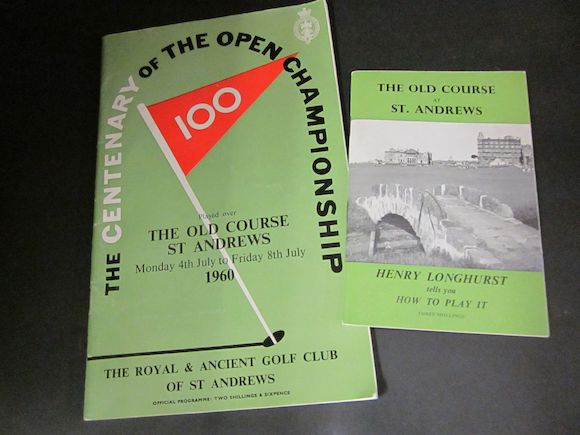 Bonhams : The Centenary of the Open Championship 1960 programme and ...