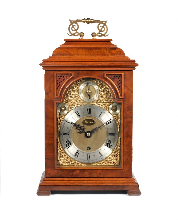 Bonhams : A good 1970s walnut month-going, quarter chiming limited ...