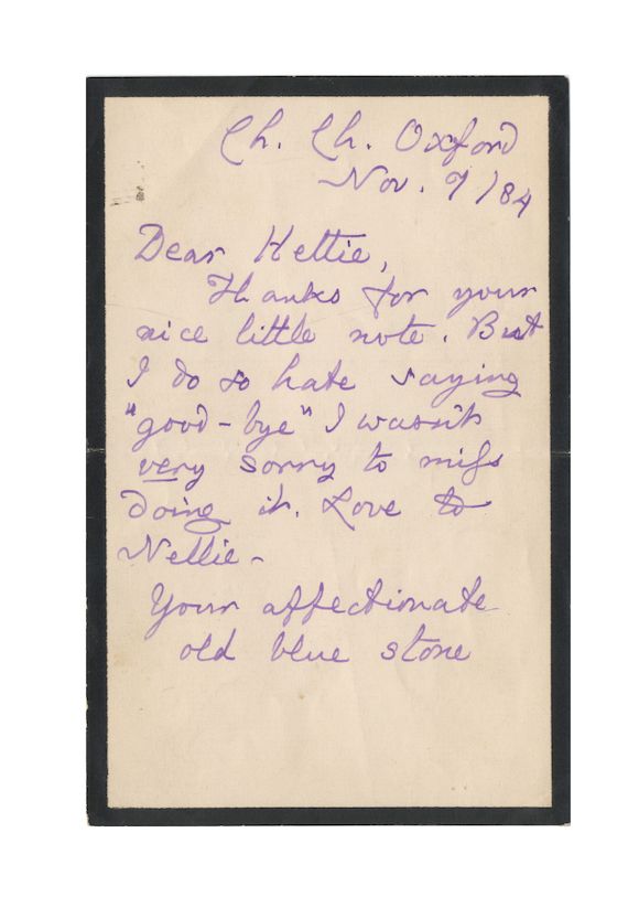 Bonhams : DODGSON (CHARLES LUTWIDGE, 'Lewis Carroll') Autograph letter ...