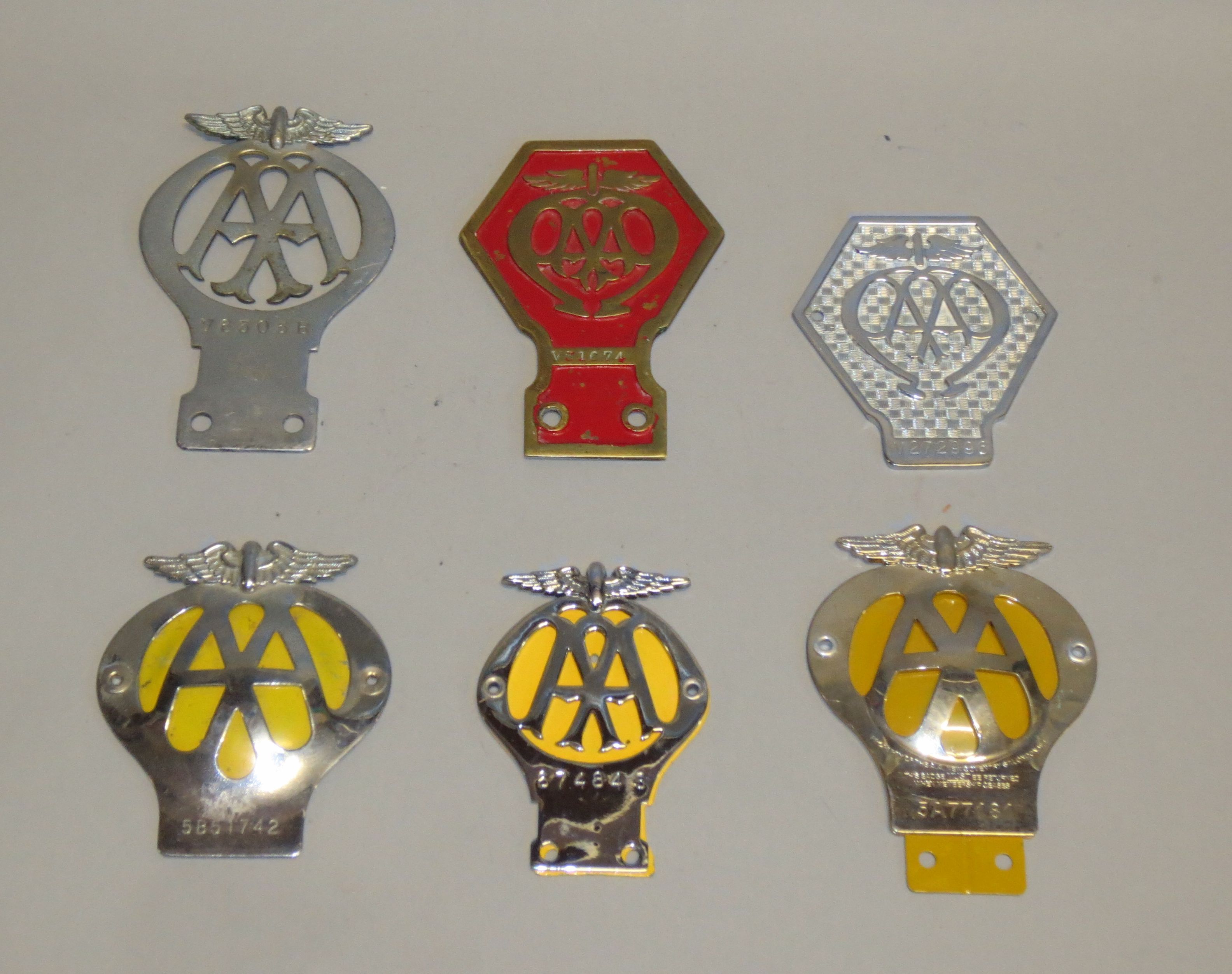 Bonhams Cars : An AA Commercial red-backed badge, 1911-1930,