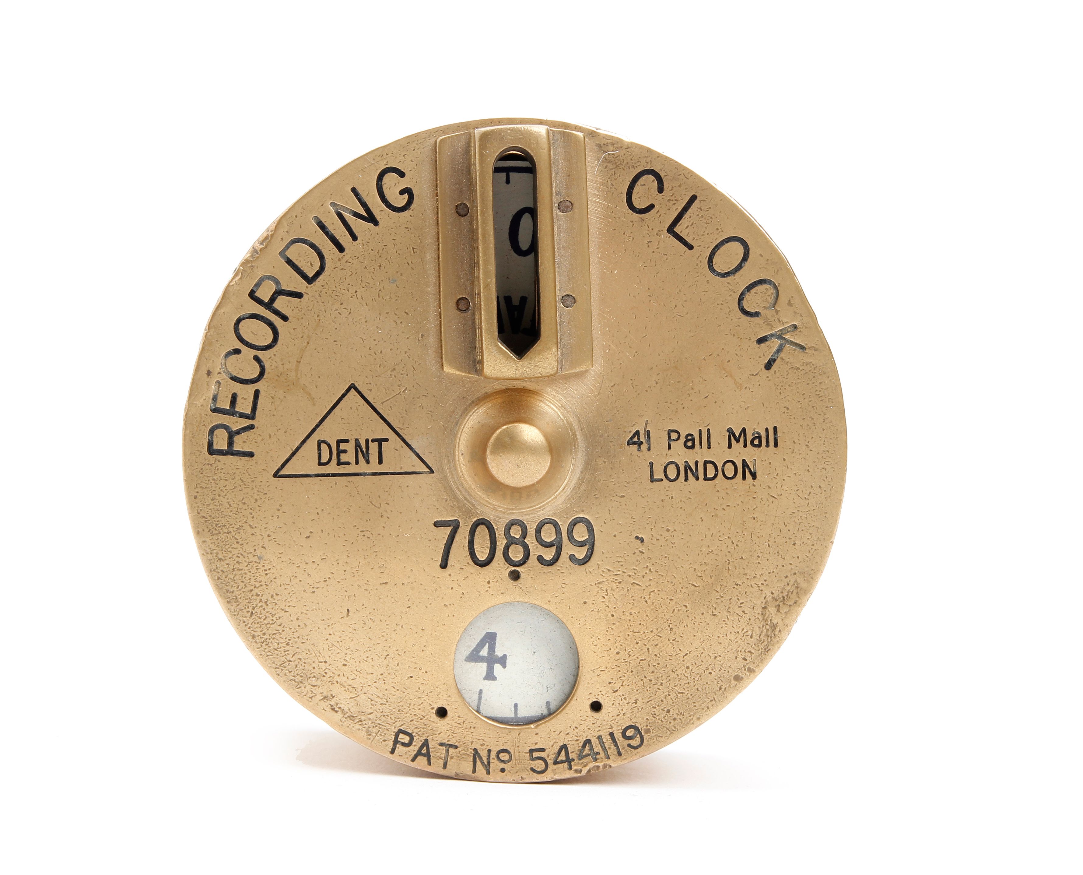 Bonhams : An early 20th century brass cased portable recording ...