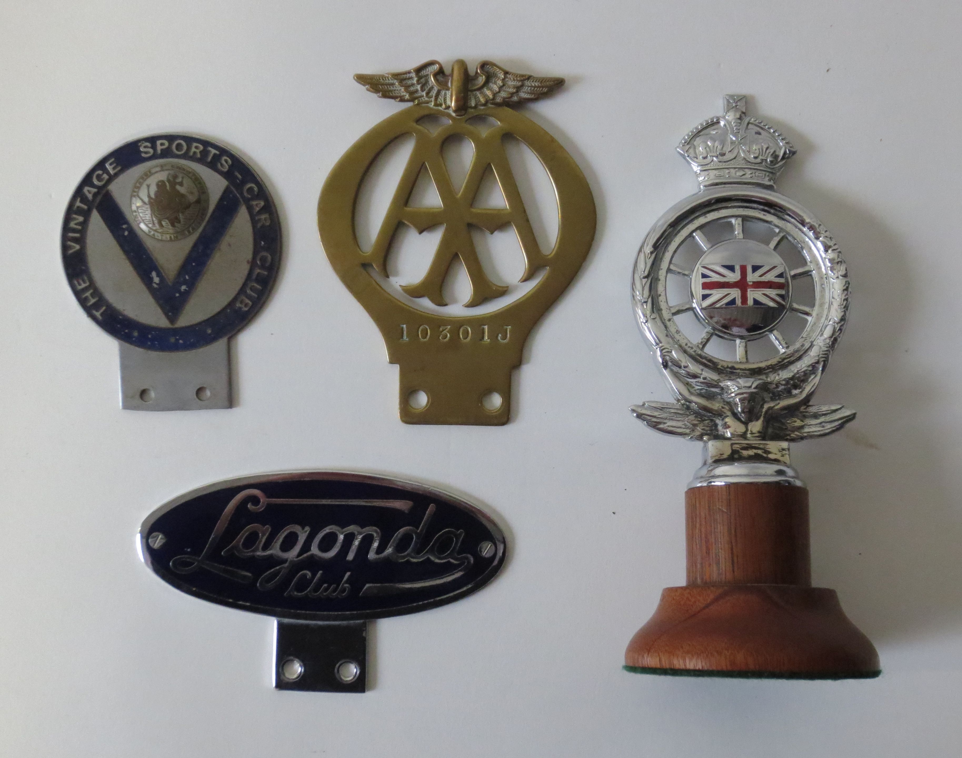 Bonhams Cars : Four car badges,