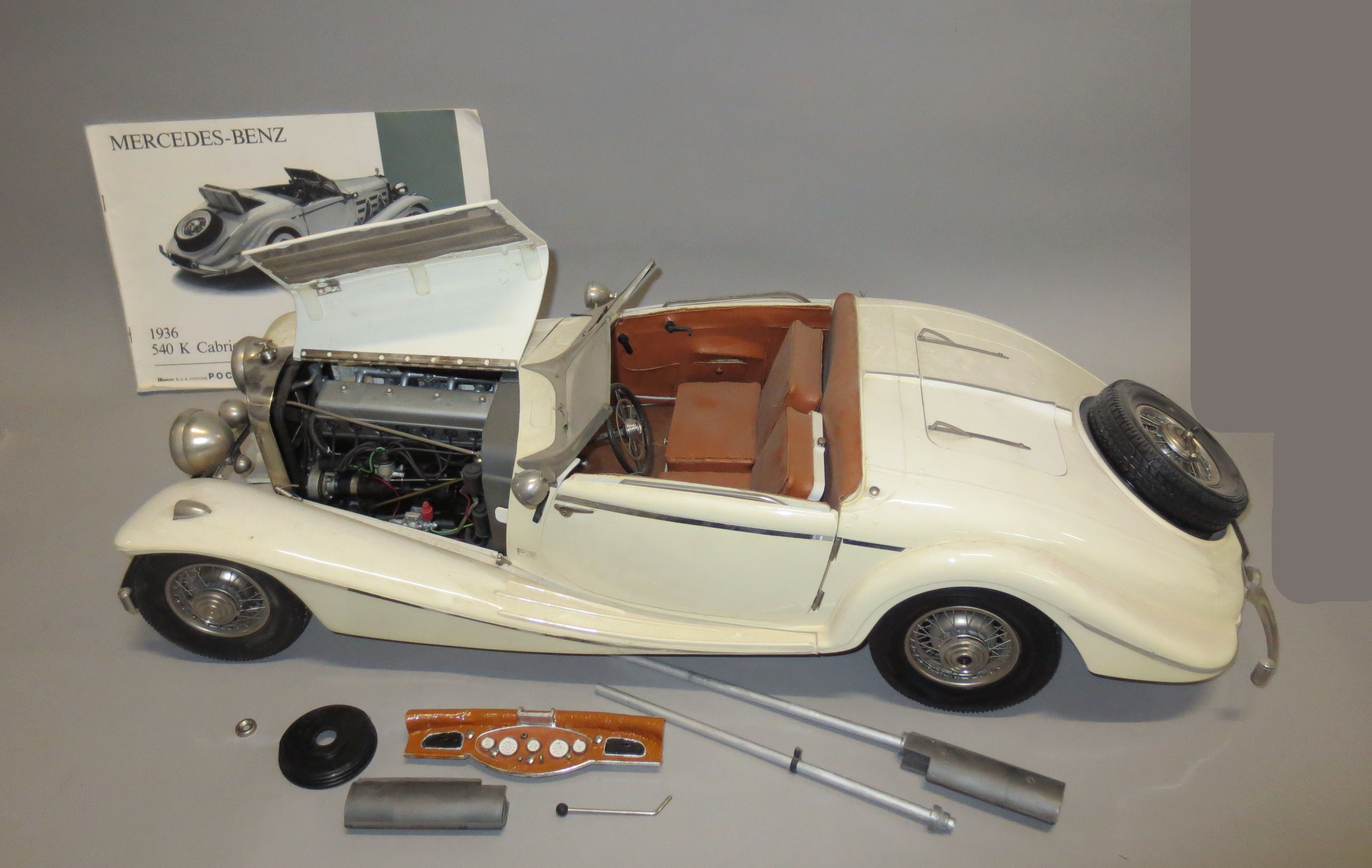 Bonhams Cars : A 1:8 scale Mercedes-Benz 540K Cabriolet Special model ...