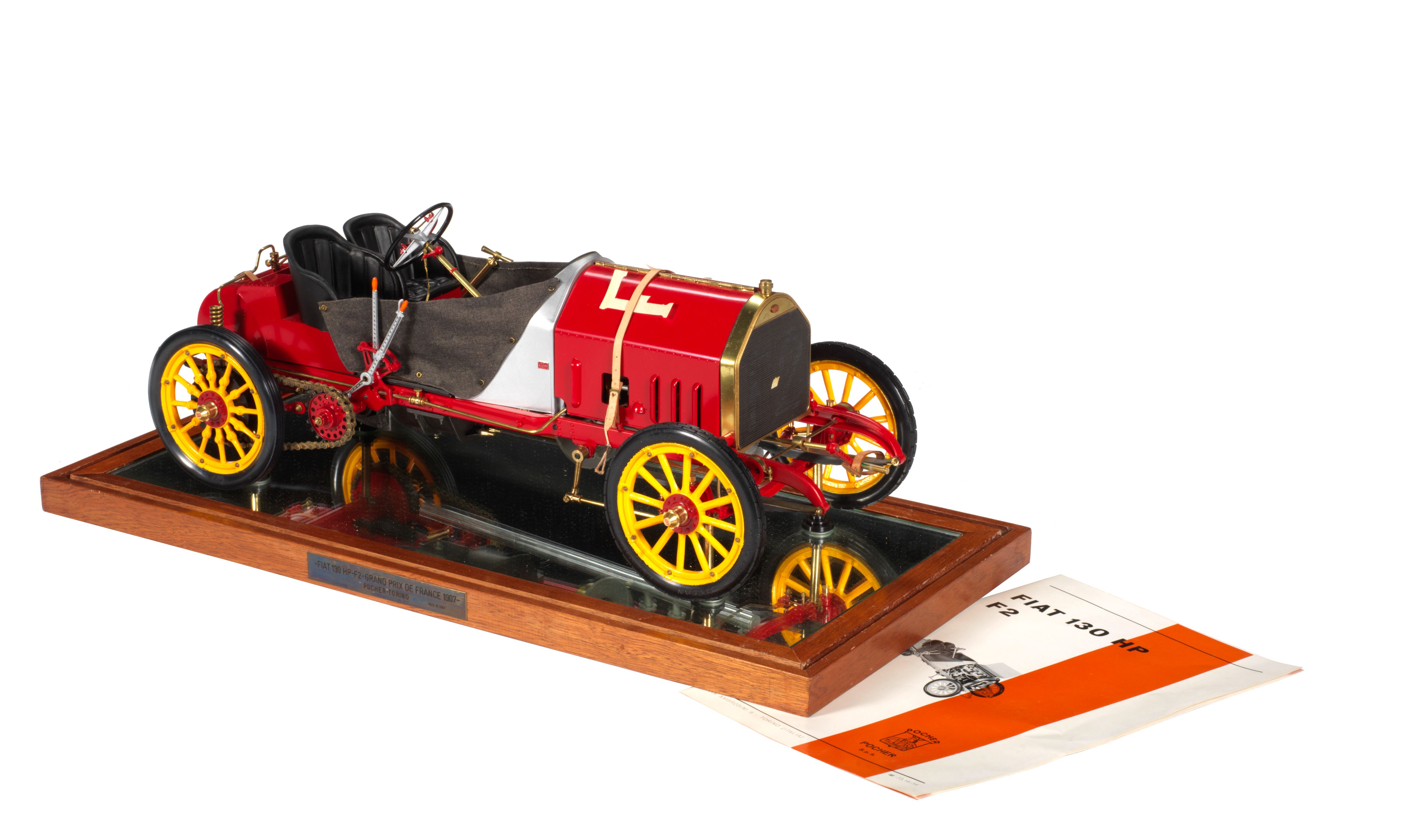 Bonhams Cars : A factory made 1:8 scale model of the 1907 Fiat 130Hp F2 ...