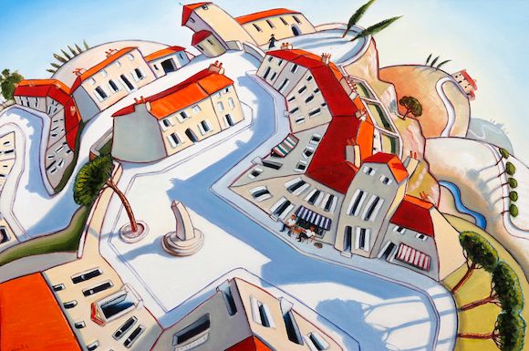 Bonhams : Jonathan Armigel Wade (British, born 1960) Tuscan village