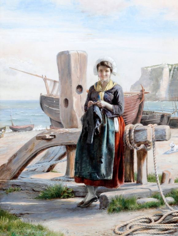 Bonhams : George Goodwin Kilburne, RI, RBA (British, 1839-1924) A ...