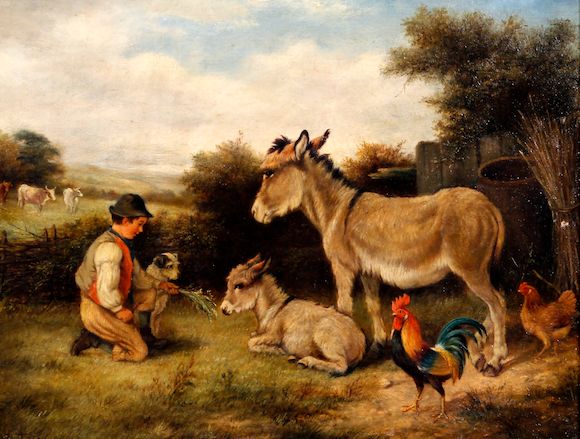 Bonhams : Reuben Hunt (British, 1879-1962) 'A Tempting Bait' and 'Not ...