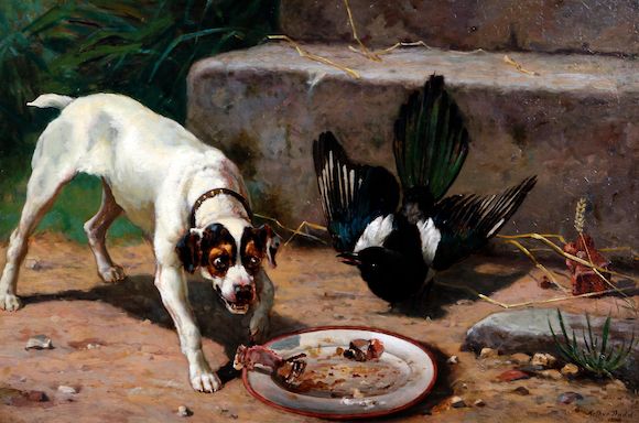 Bonhams : Arthur Charles Dodd (British, active 1878-1890) 'Might is Right'