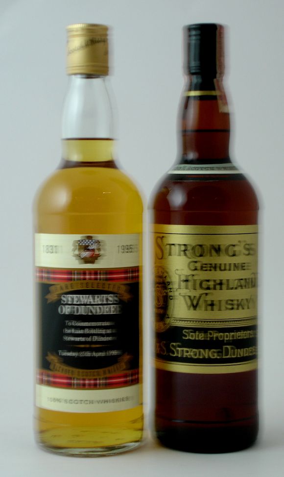 Bonhams : Stewart's of Dundee Strong's Genuine Highland Whisky