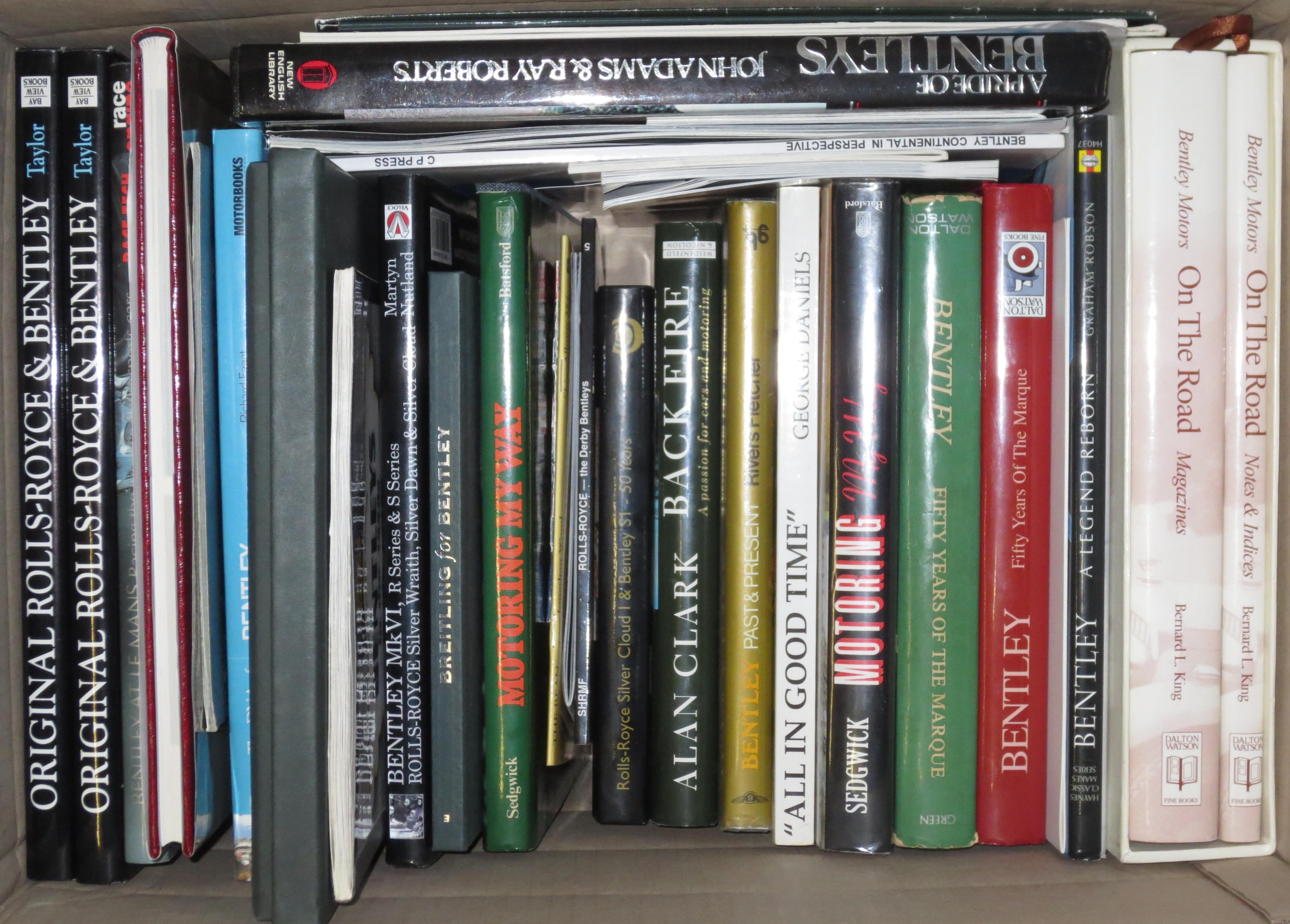 Bonhams Cars : Assorted Bentley books and literature,