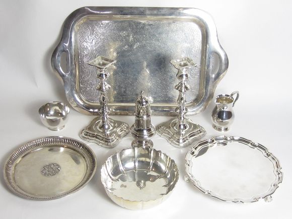 Bonhams : A collection of silver various dates and makers