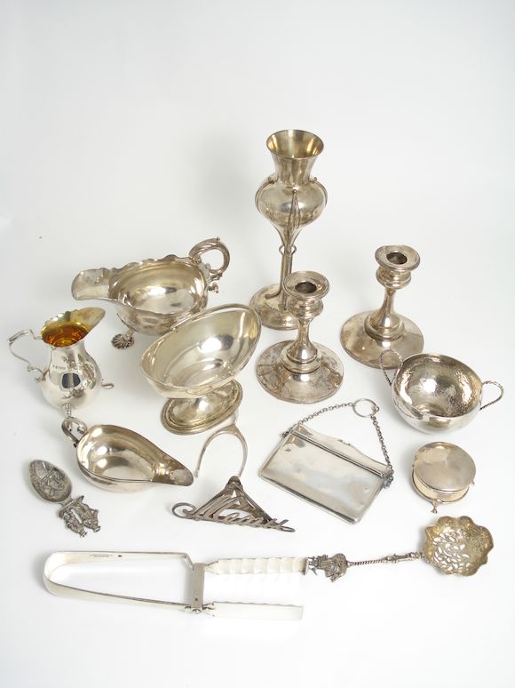 Bonhams : A collection of silver various makers and dates