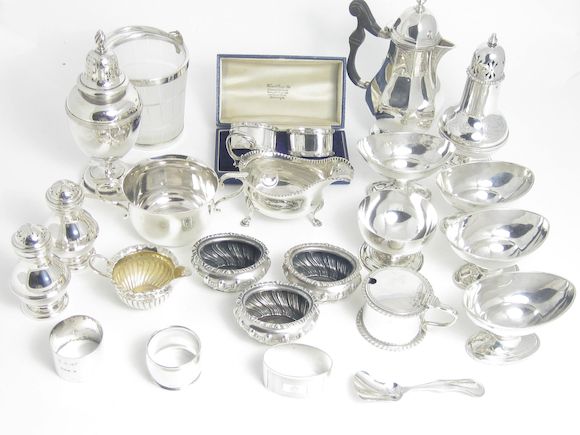 Bonhams : A collection of silver
