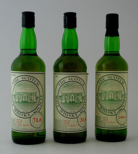 Bonhams : SMWS 31.4 SMWS 71.6 SMWS 106.6