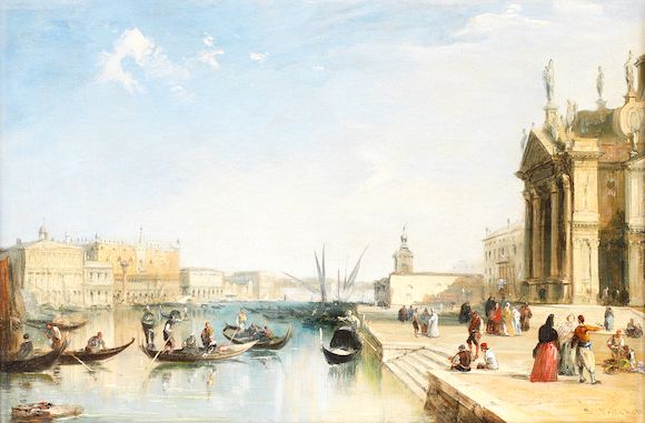 Bonhams : Edward Pritchett (British, 1828-1864) The Riva degli ...