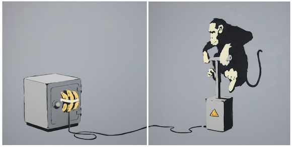 Bonhams : Banksy (b. 1975) Monkey Detonator
