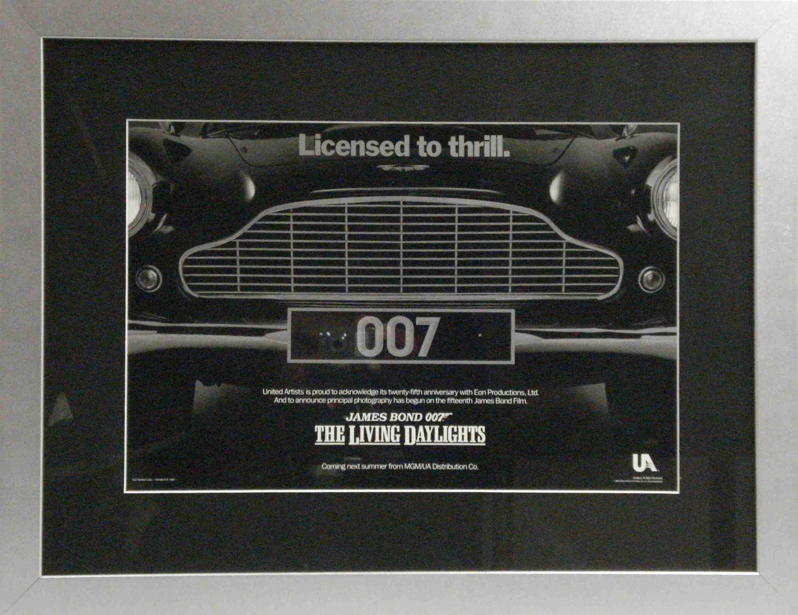 Bonhams Cars : 'The Living Daylights - License to Thrill', a rare Aston ...