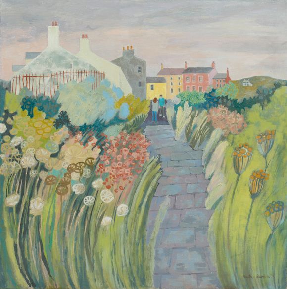 Bonhams : Ruth Burden (British, 1925-2011) The footpath, St. David's ...