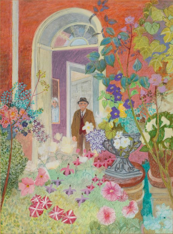 Bonhams : Ruth Burden (British, 1925-2011) Summer in the garden