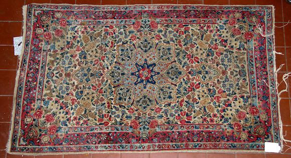 Bonhams : Six various Middle Eastern rugs, including:A Kurdish rug with ...