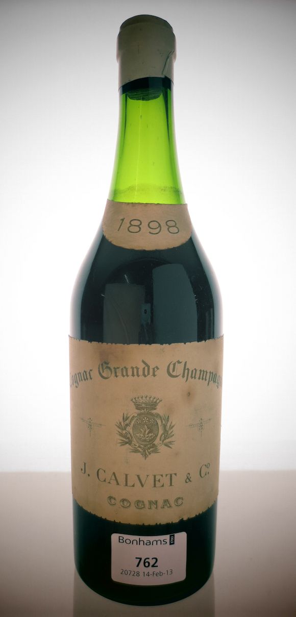 Bonhams : J. Calvet & Co Grande Champagne Cognac 1898 (1)