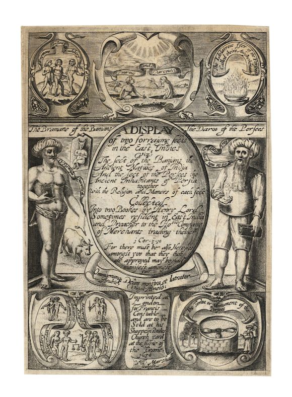 Bonhams : LORD (HENRY) A Display of Two Forraigne Sects in the East ...