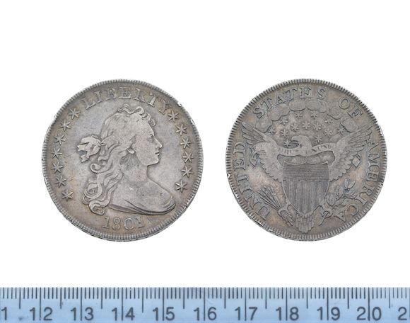 Bonhams : U.S.A., Silver Dollar, 1801, bust of Liberty right, date ...