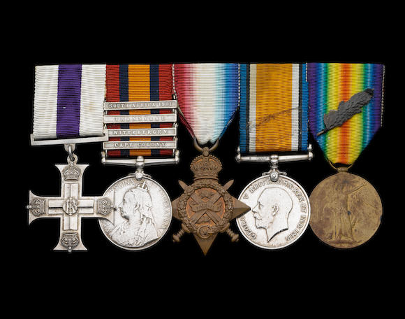 Bonhams A Great War Mc Group Of Five To Lieutenant And