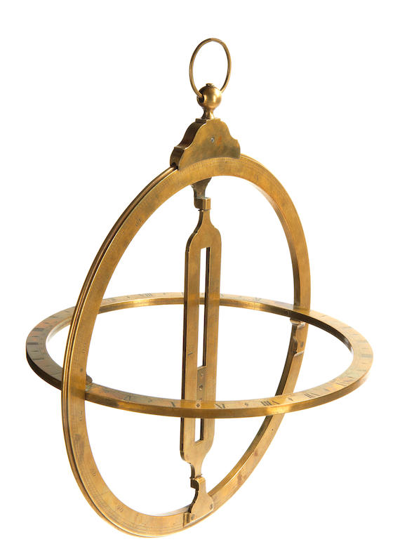 Bonhams A Large Edward Nairne Brass Universal Equinoctial Ring Dial