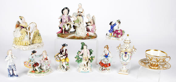 Bonhams A Small Group Of Continental Ceramics To Include