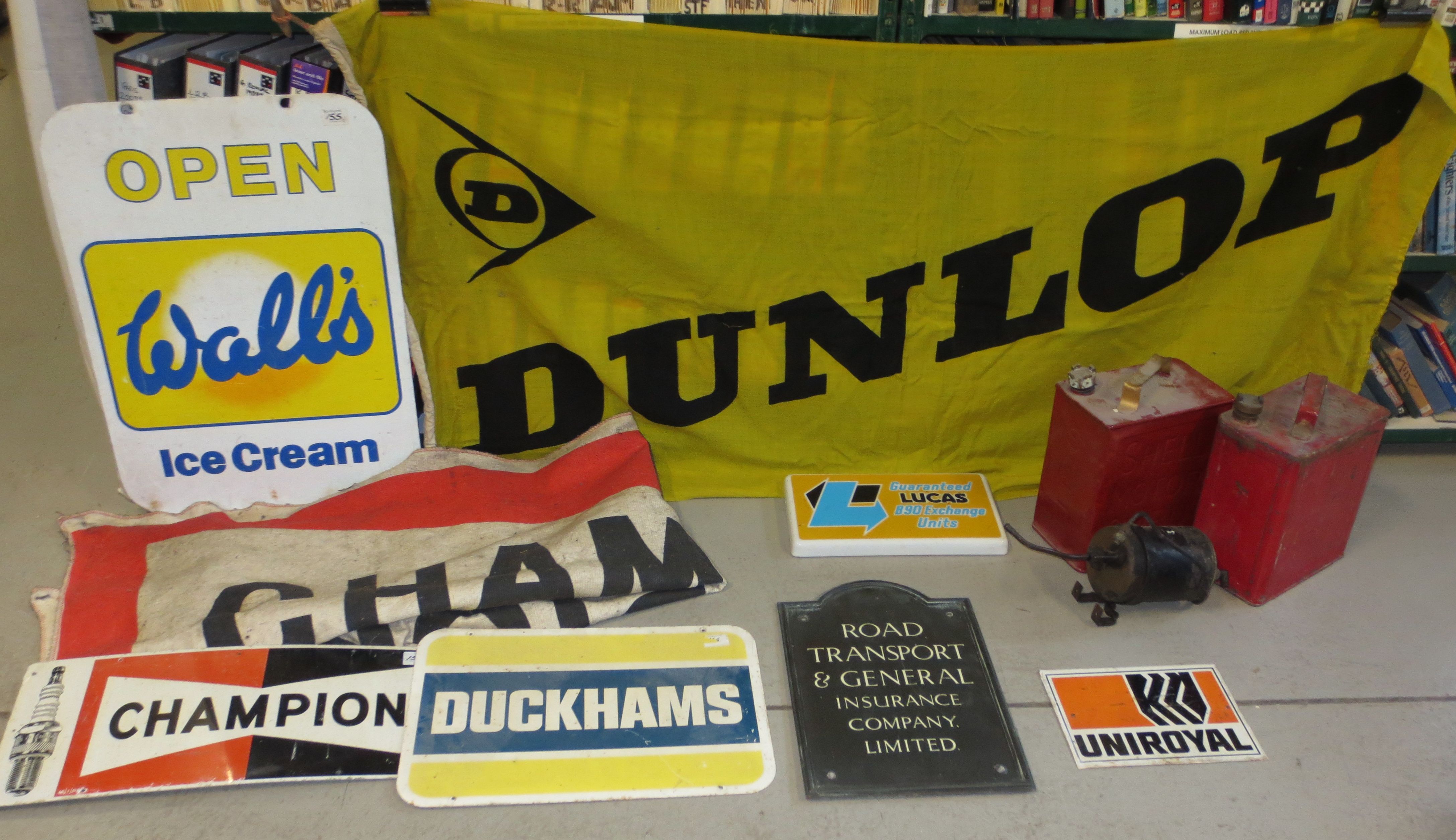 Bonhams Cars : A Dunlop flag,