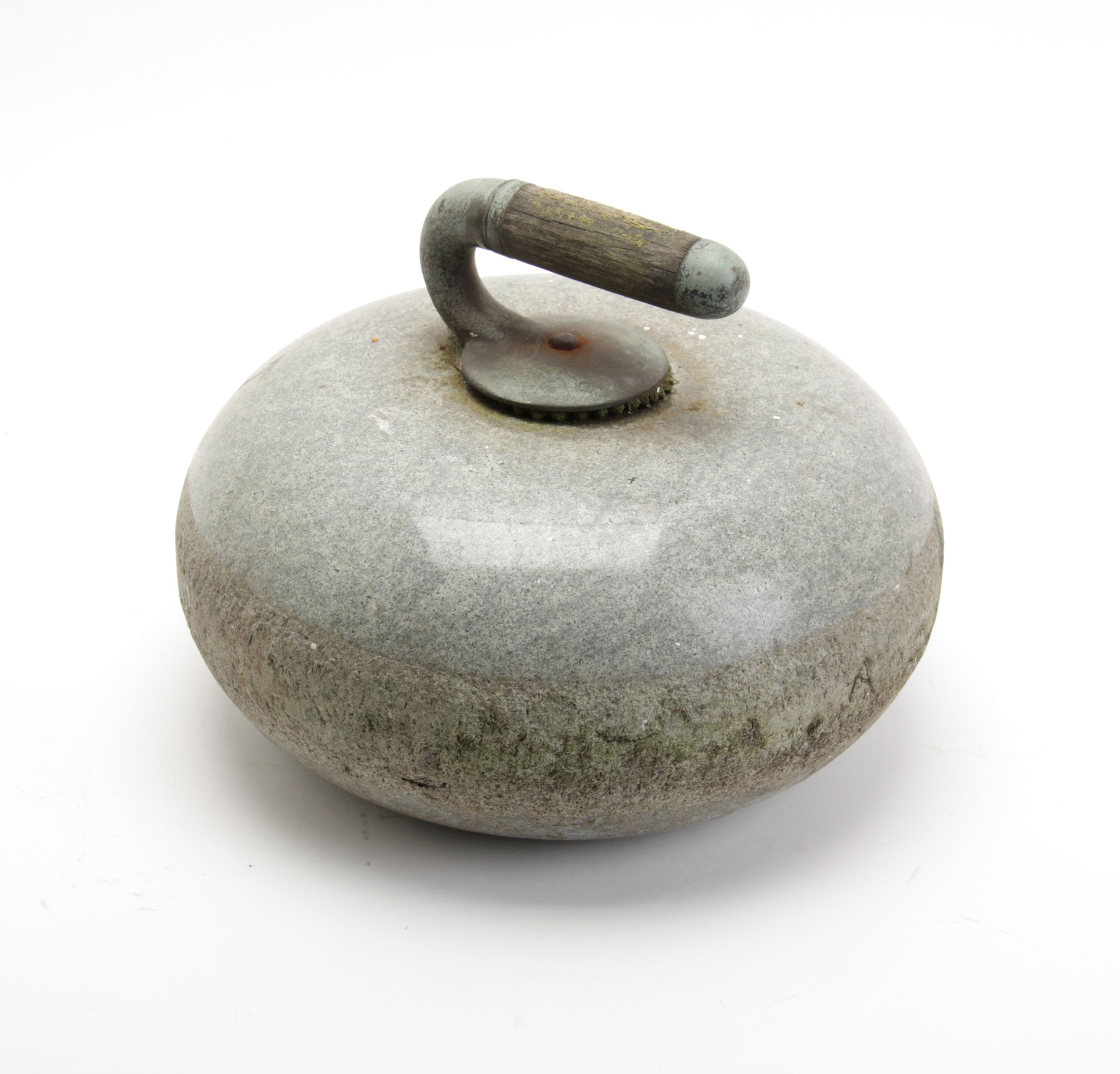 Bonhams : A polished granite curling stone
