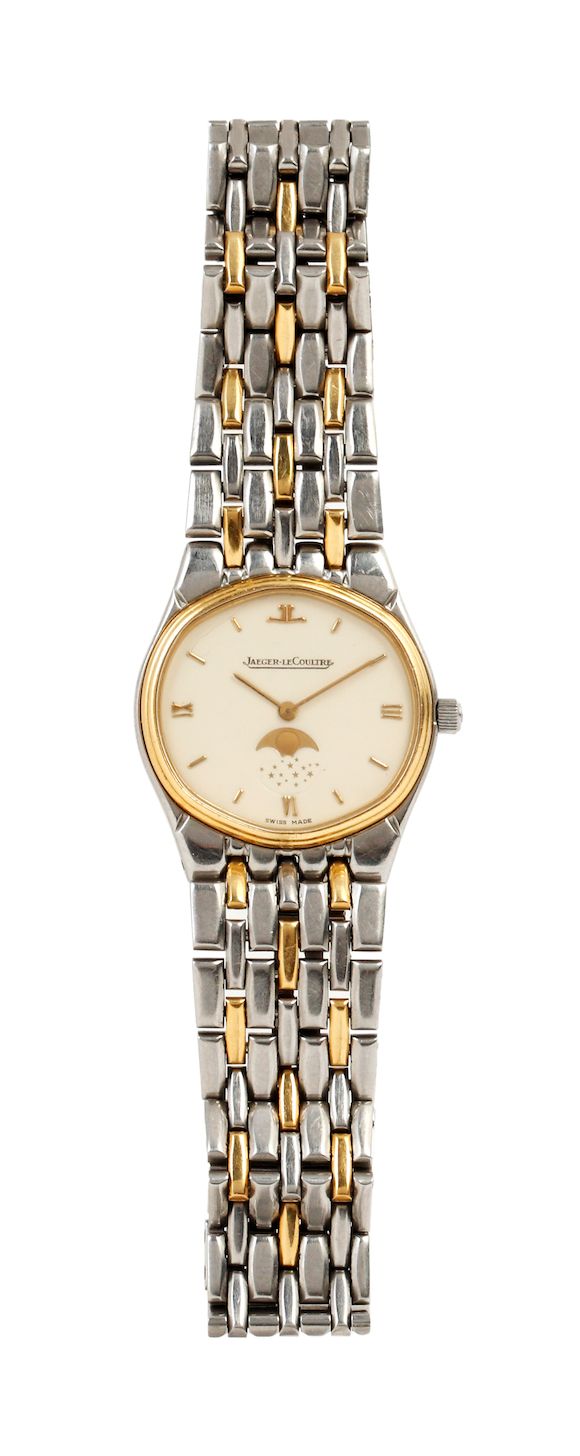 Bonhams : Jaeger-LeCoultre: A lady's Albatros gold and stainless steel ...