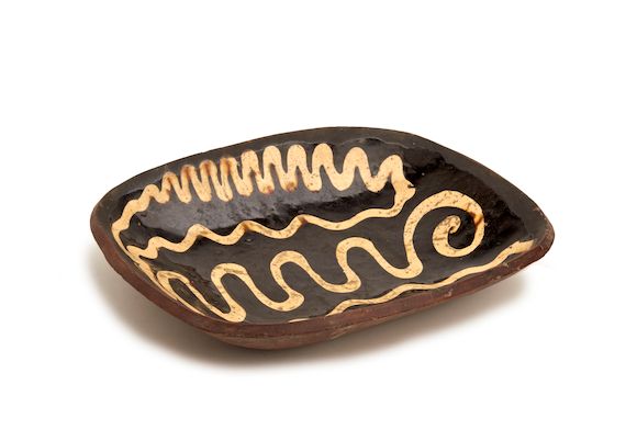 Bonhams : A slipware baking dish Late 18th or early 19th Century