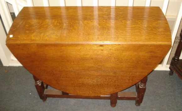 Bonhams : A reproduction late 17th Century style oak gateleg table ...