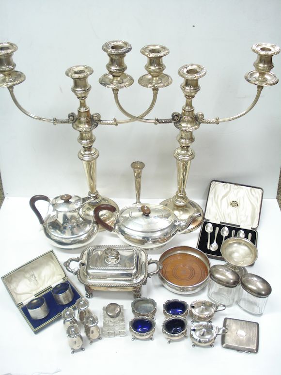 Bonhams : A collection of silver various makers and dates