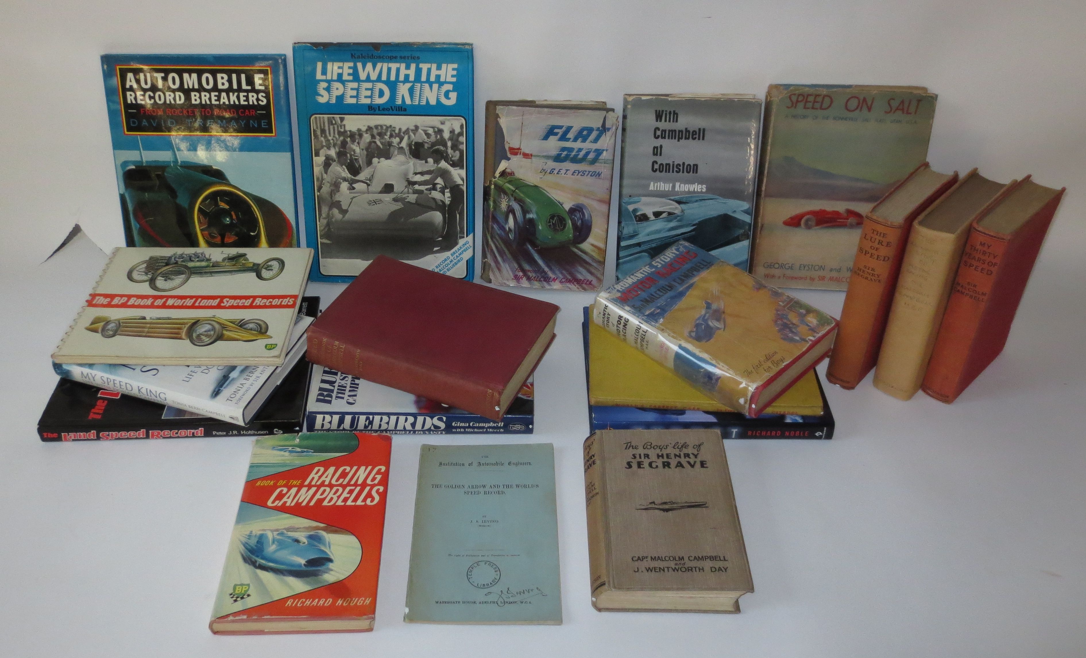 Bonhams Cars : Books relating to Speed Records,